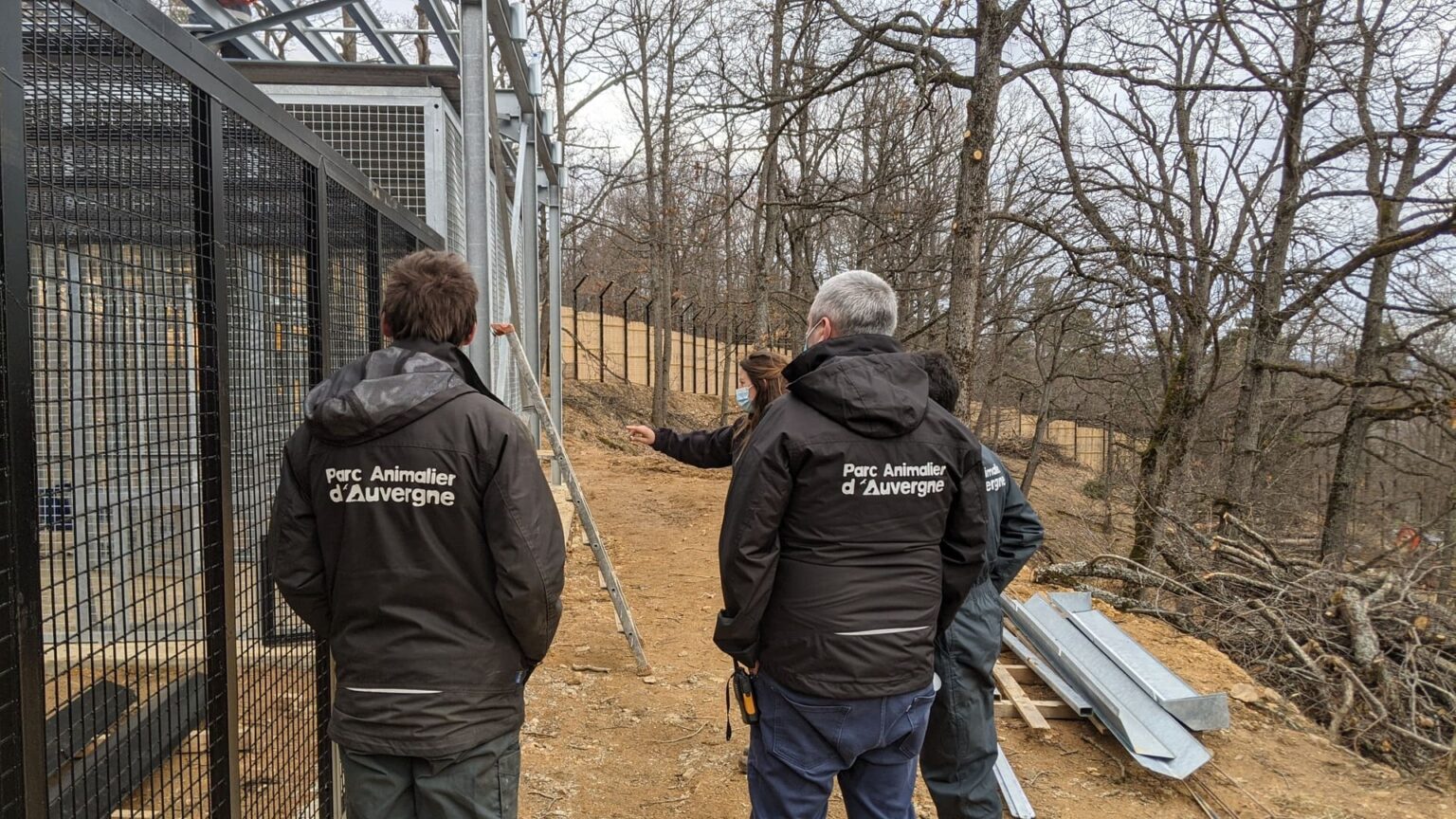 La conception des enclos - Parc Animalier d'Auvergne